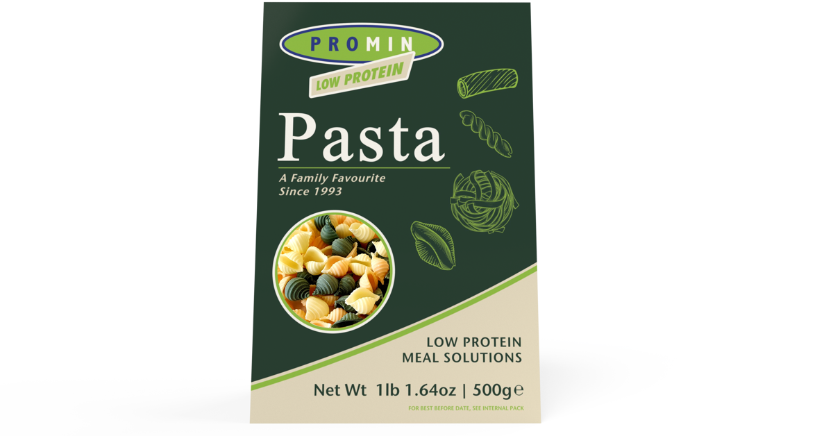 Promin Pasta Tri-Colour Shells - ZOIA Healthcare