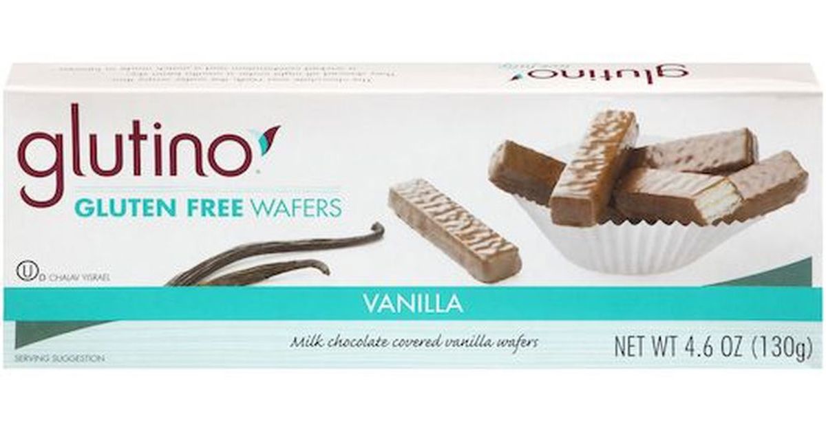 Glutino Chocolate Covered Vanilla Wafer
