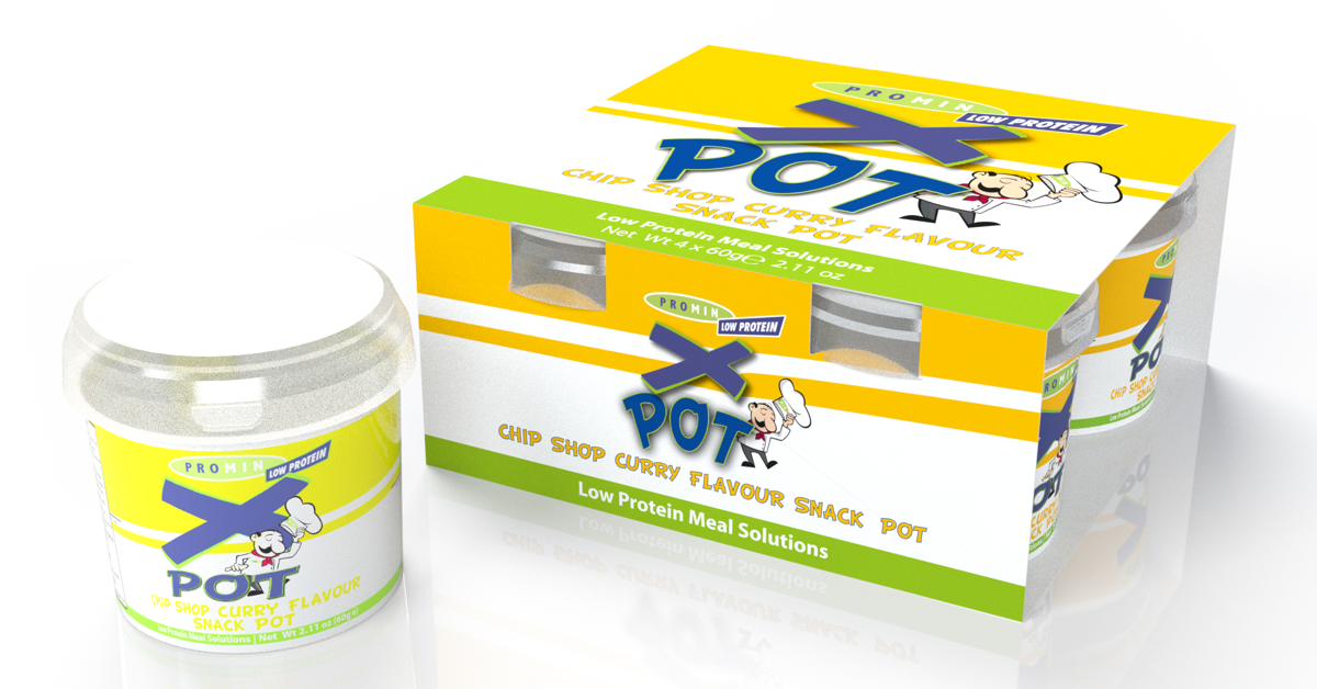 Promin LP - XPOT (Chip Shop Curry Flavour) (4/Pack) - ZOIA Healthcare